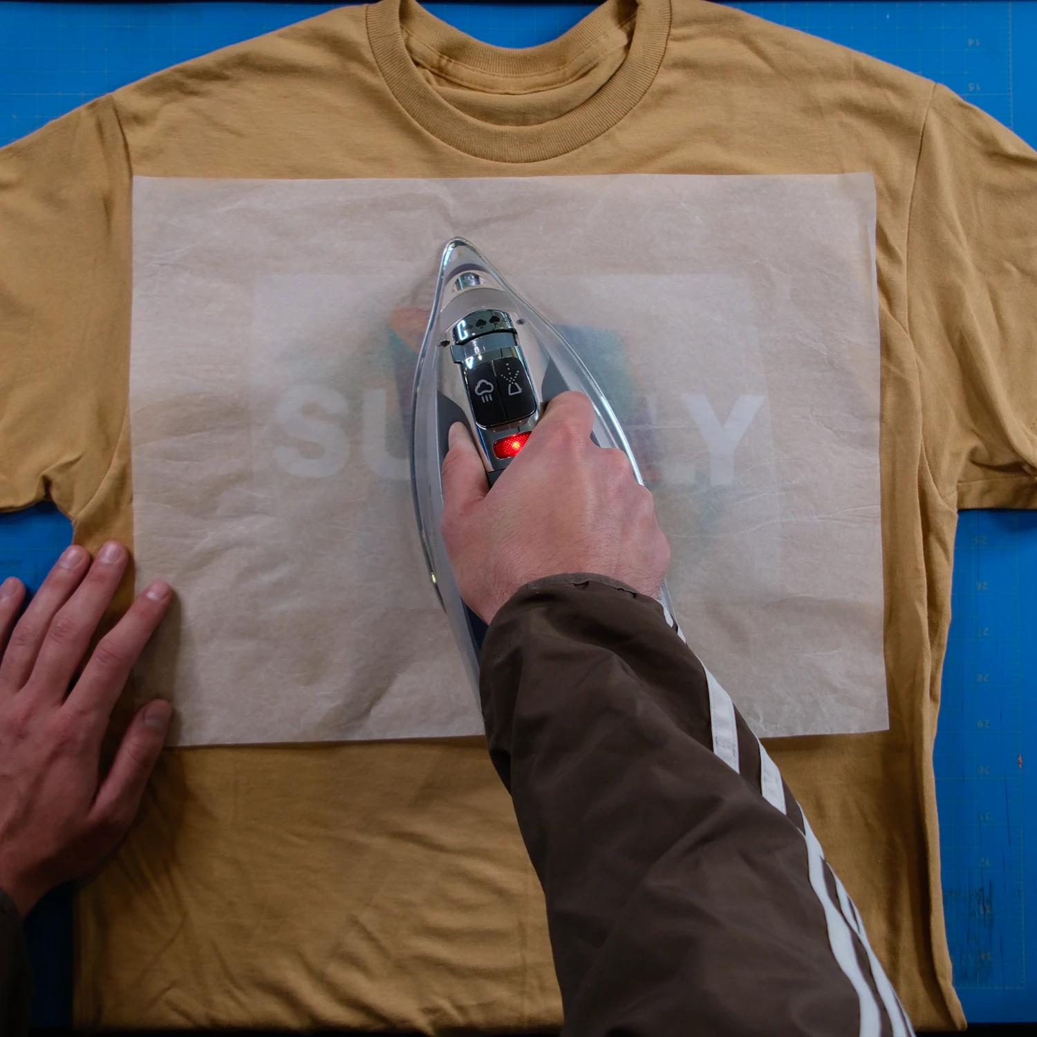 Iron instructions for DTF Transfers | How to apply with an Iron