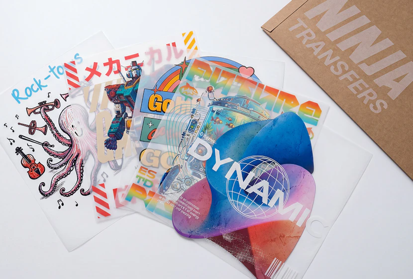 Transferencias DTF personalizadas para camisetas y ropa - Envío gratis
