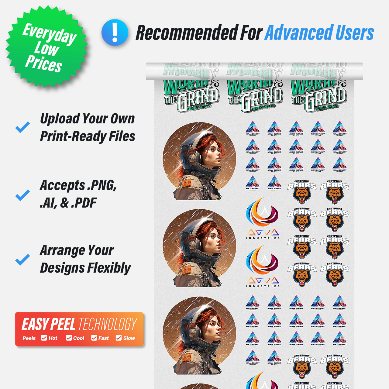 DTF Gang Sheets | Custom DTF Gang Sheets w/ 24 Hour Free Shipping