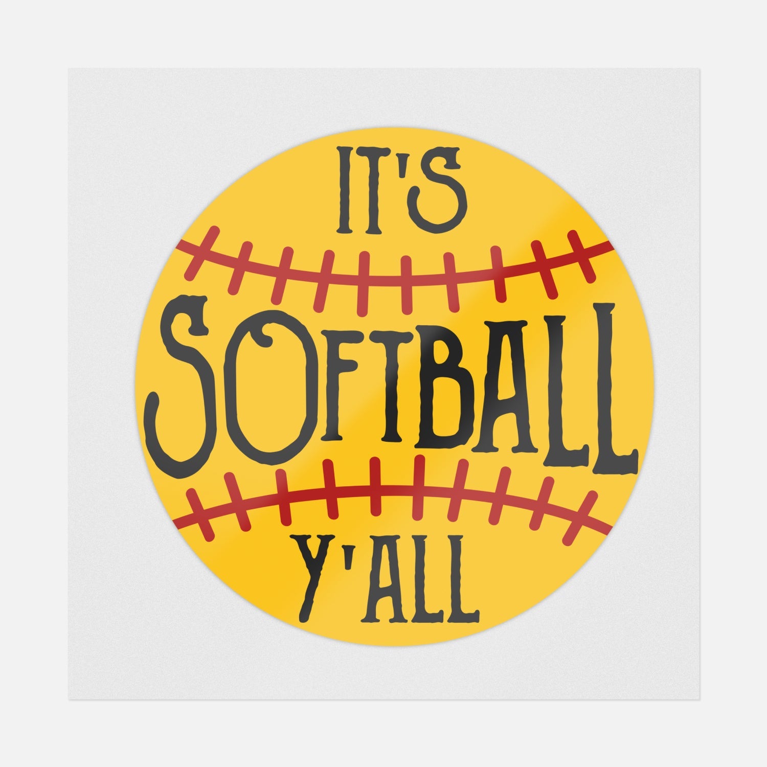 Softball Stickers & DTF Transfers | Buy Softball Designs Online
