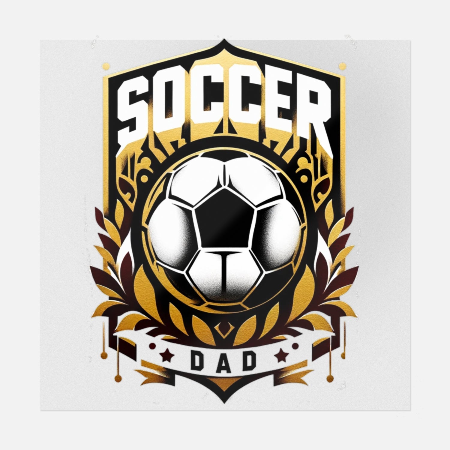 Soccer Dad Gold | Soccer Ready-to-Press DTF Transfers