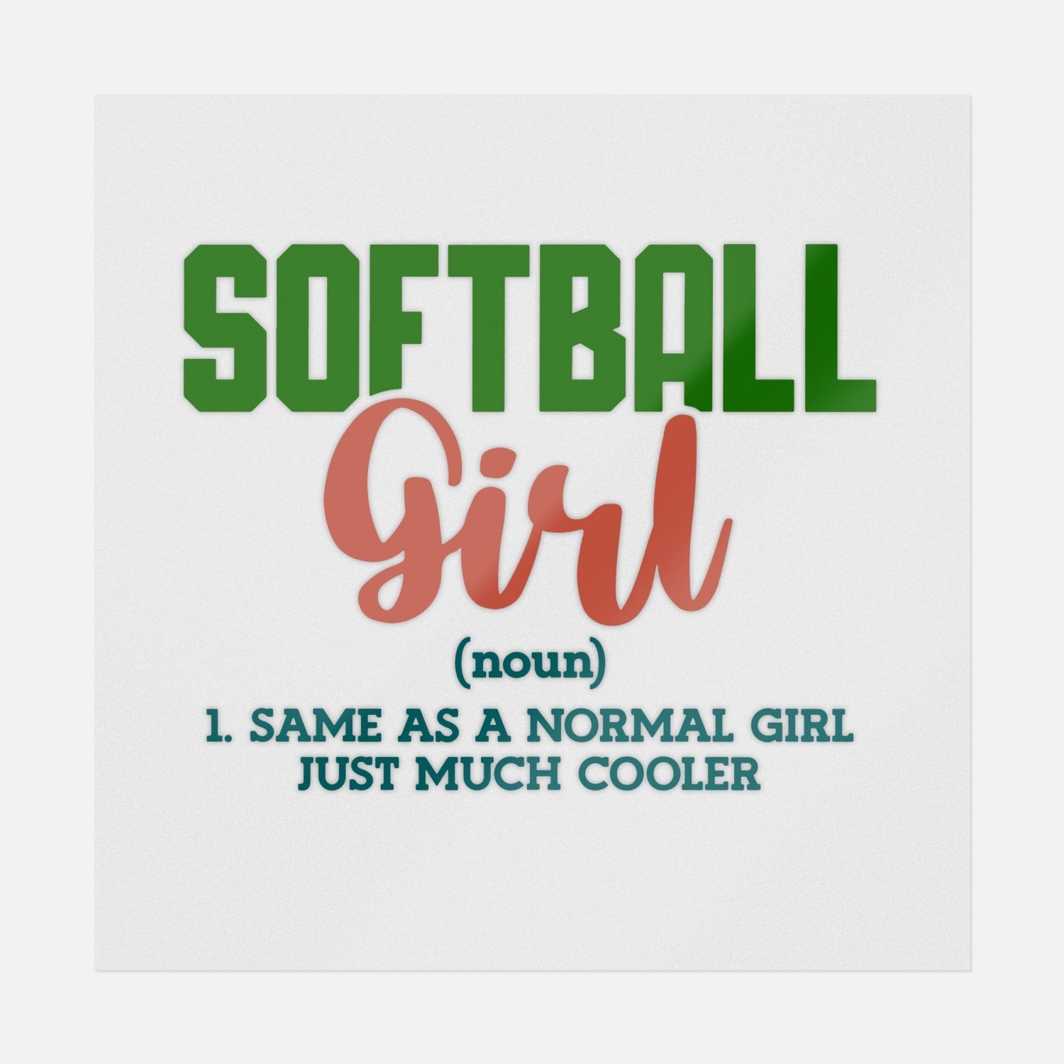 Softball Stickers & DTF Transfers | Buy Softball Designs Online