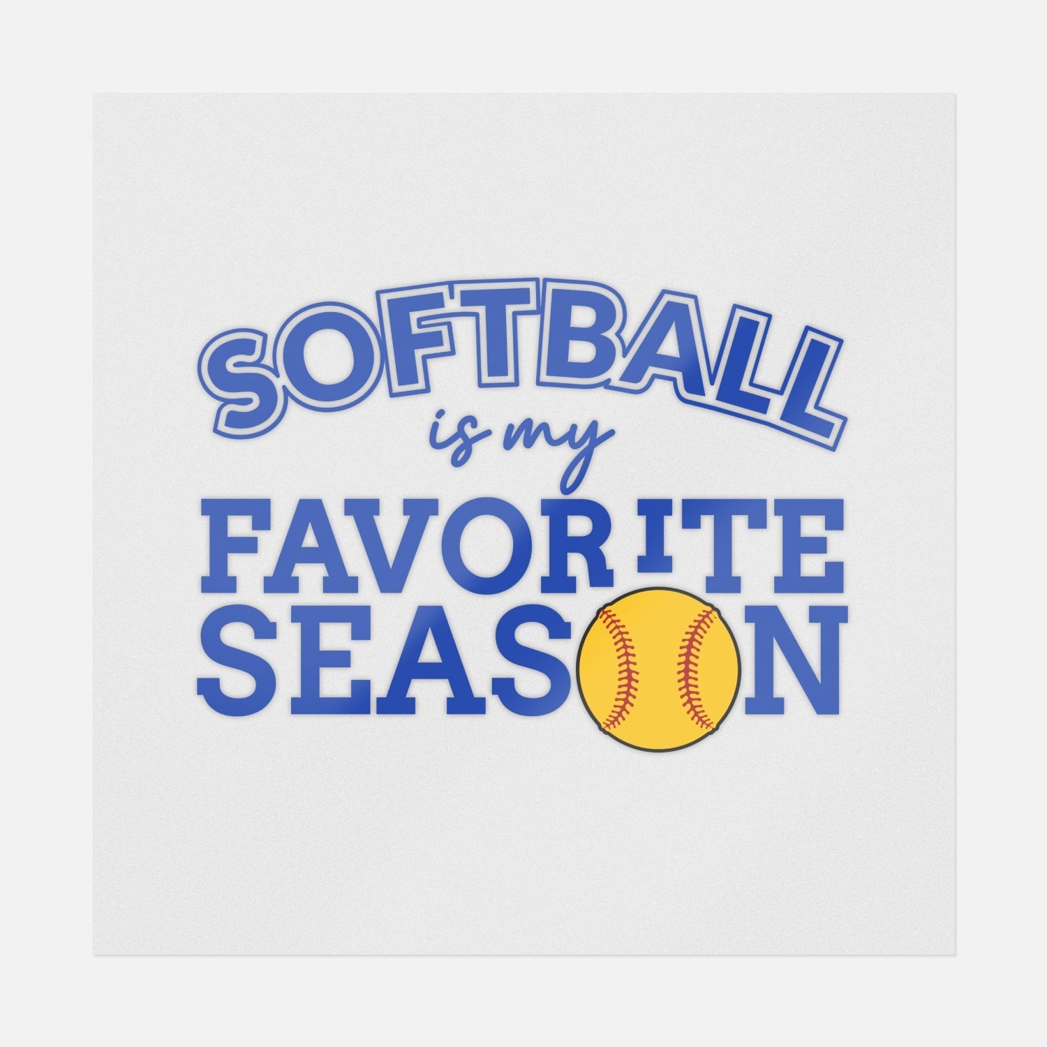 Softball Stickers & DTF Transfers | Buy Softball Designs Online