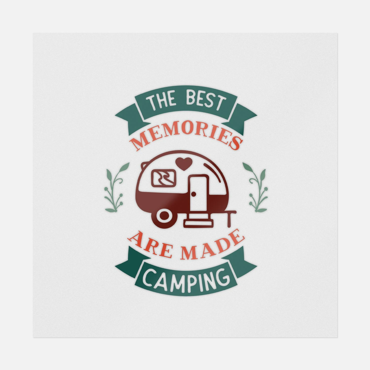 Camping Stickers & DTF Transfers | Buy Camping Designs Online