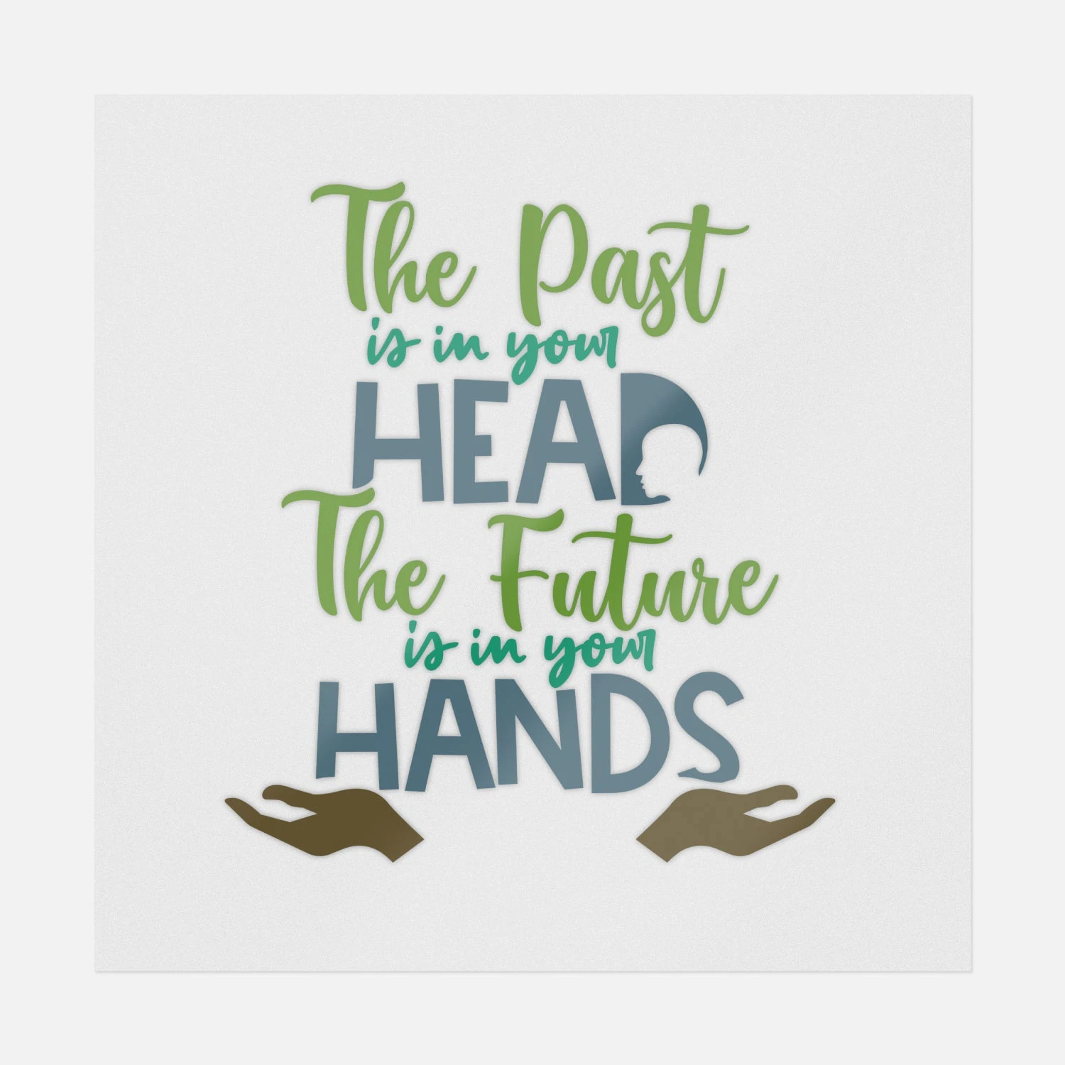 The Past Is In Your Head The Future Is In Your Hand | Inspirational ...