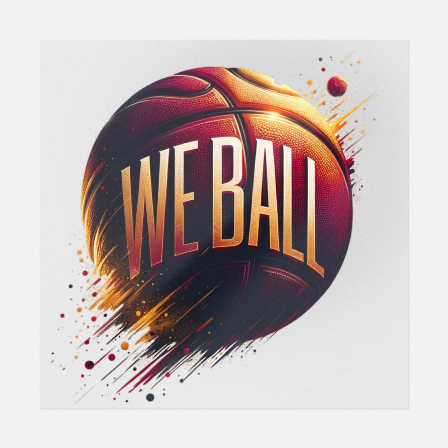 We Ball Portrait | Basketball Ready-to-Press DTF Transfers
